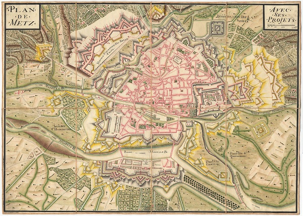 Deux plans de Metz sous le proconsulat de Belle-Isle - Le blog des ...